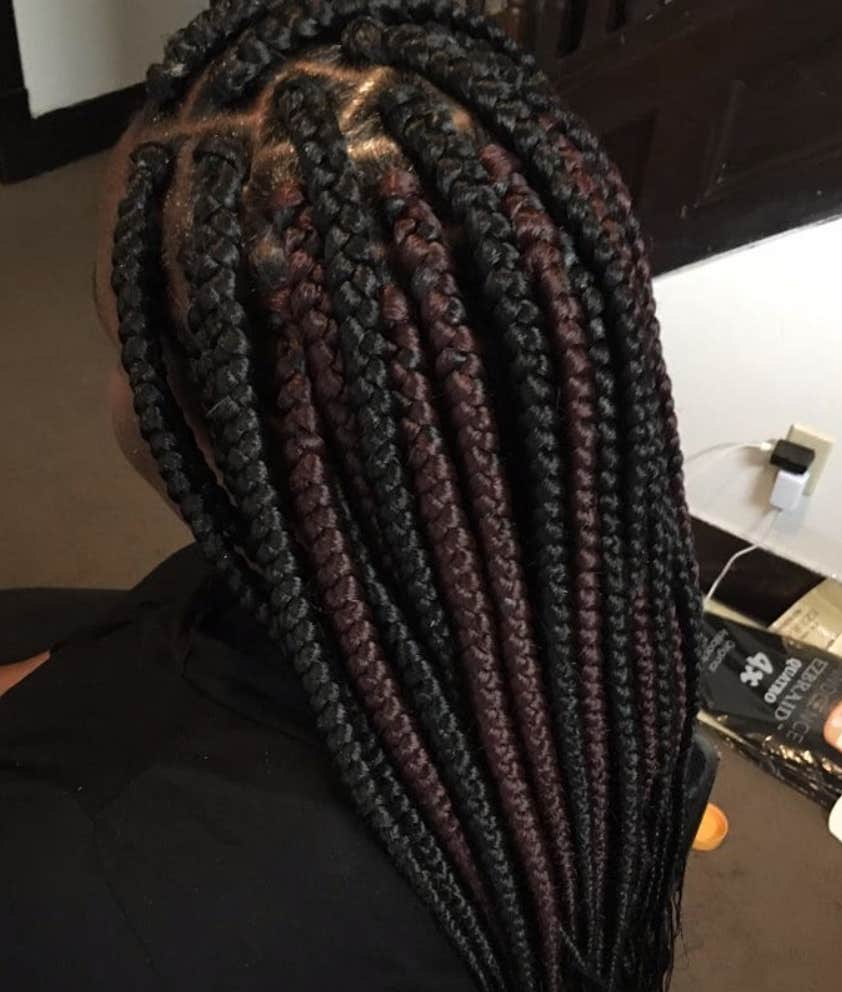 30 Best Box Braids Hairstyles On Instagram Yourtango